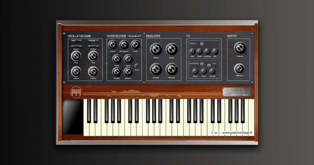 Piano Vintage 1984 | Free Analog VST Synth Plugin Download | Free VSTs