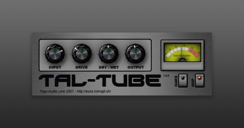 TAL-Tube | Free Tube Saturator Plugin For PC & Mac | Free VSTs