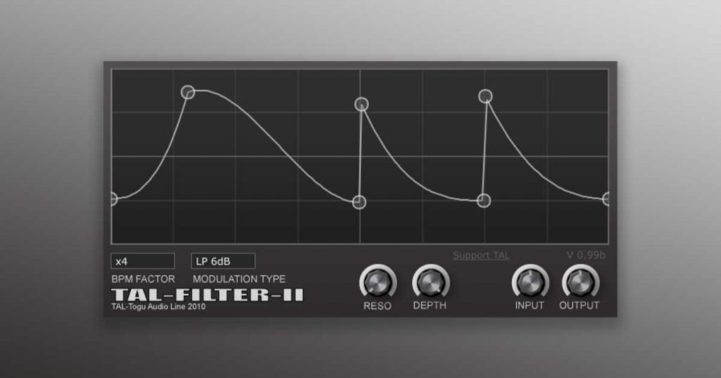 TAL Filter 2 | Free Filter Plugin Download For PC, Mac & Linux