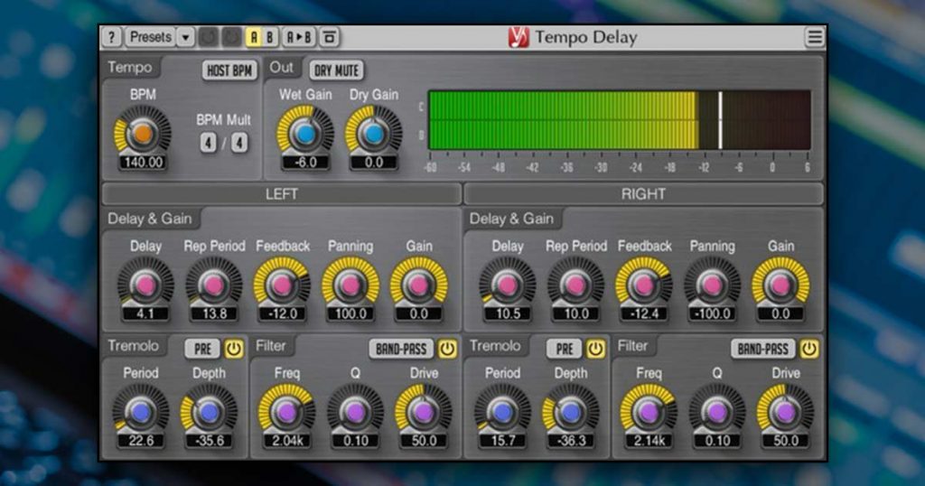 Voxengo Tempo Delay | Free Delay Plugin Download For PC & Mac