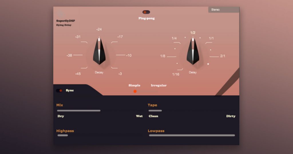 Flying Delay | Free Delay Plugin For Windows, Mac & Linux | Free VSTs