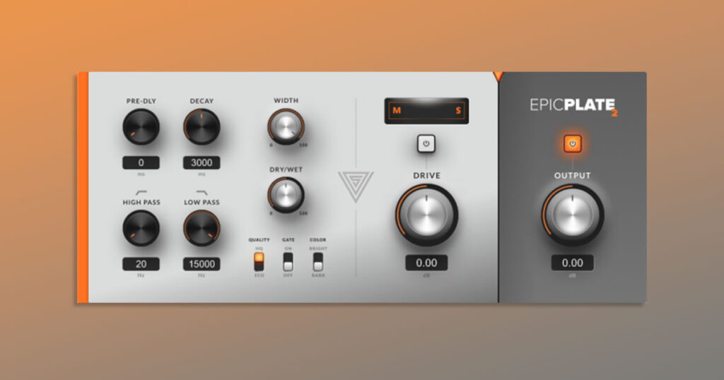 Variety Of Sound - epicPLATE Mk II | Free Reverb VST Plugin