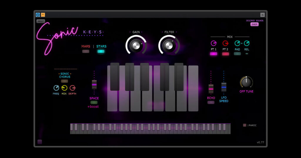 Sonic KEYS - Free E-Piano Plugin | WIndows | Mac | Free VSTs