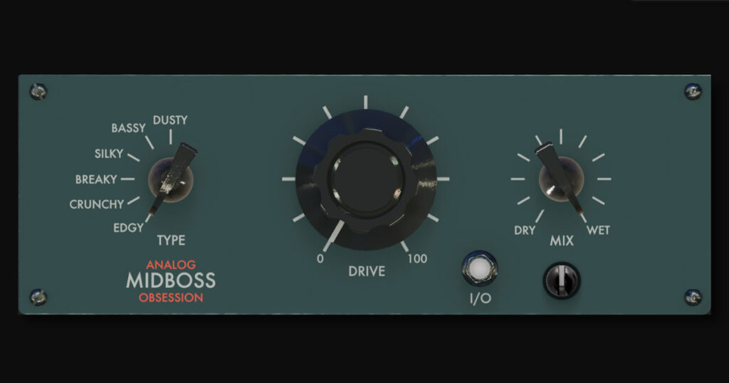 Analog Obsession MidBoss | AU | VST3 | AAX | Free VSTs